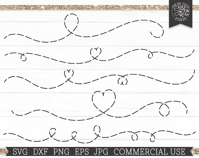 Zigzag Svg Line Rick, Zig Heart Border Zag, Text Divider Frame, Hearts ...