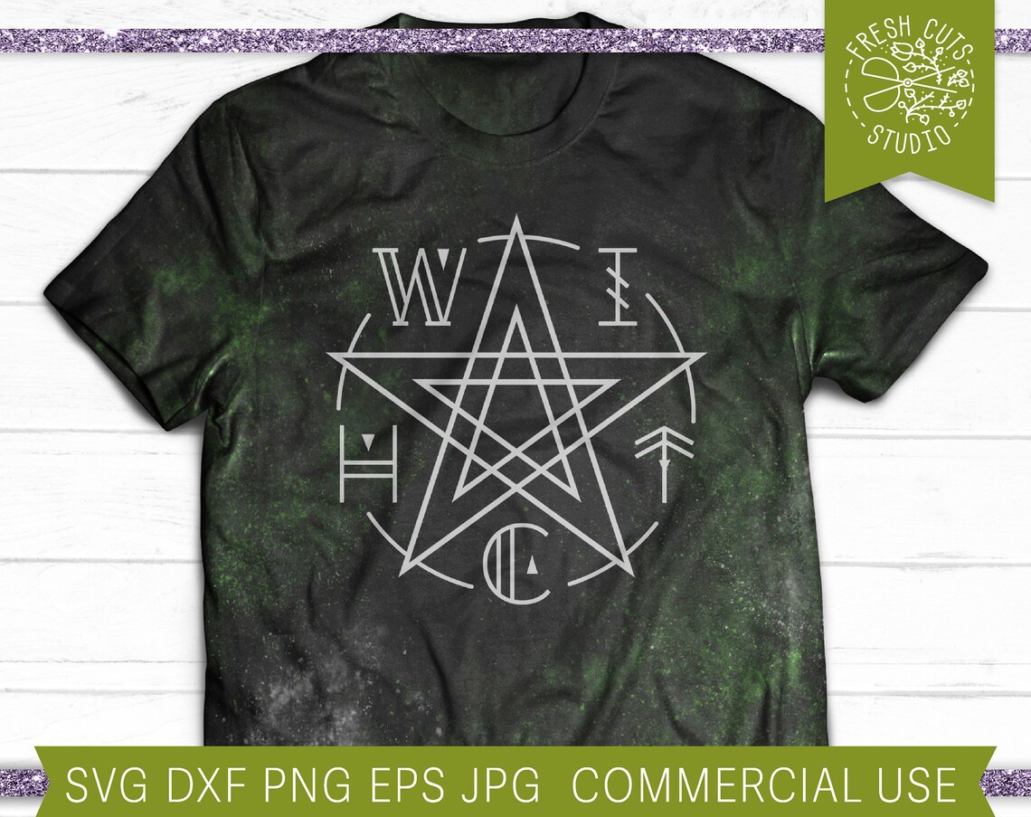 Witch SVG PNG Witchy Design Halloween SVG Cut File Witch - Etsy