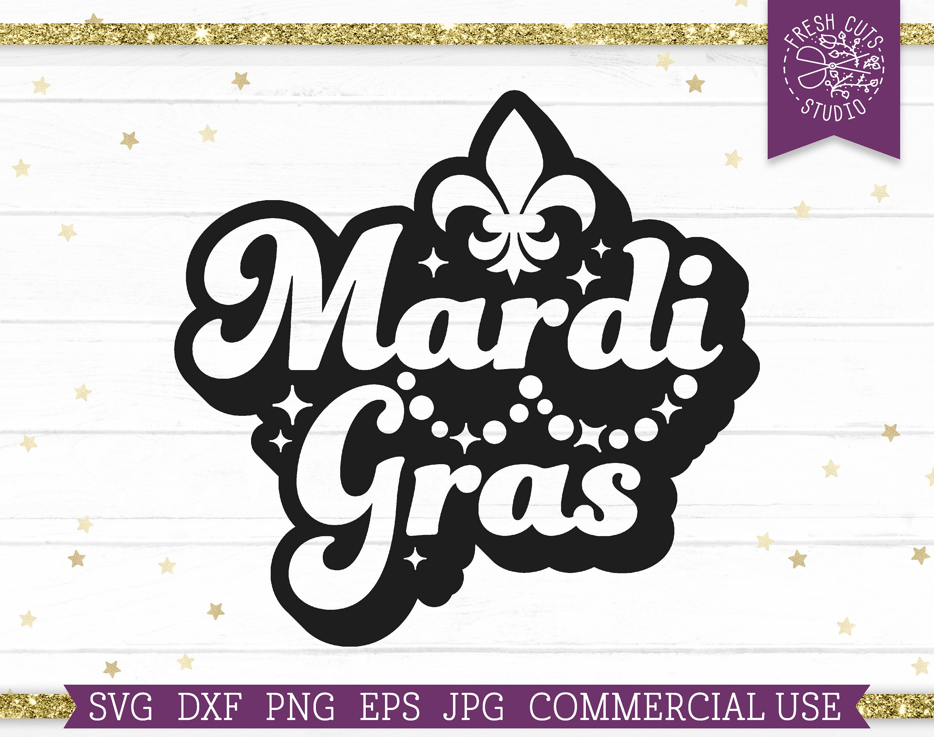 Mardi Gras SVG Cut File for Cricut Silhouette Files Carnival | Etsy