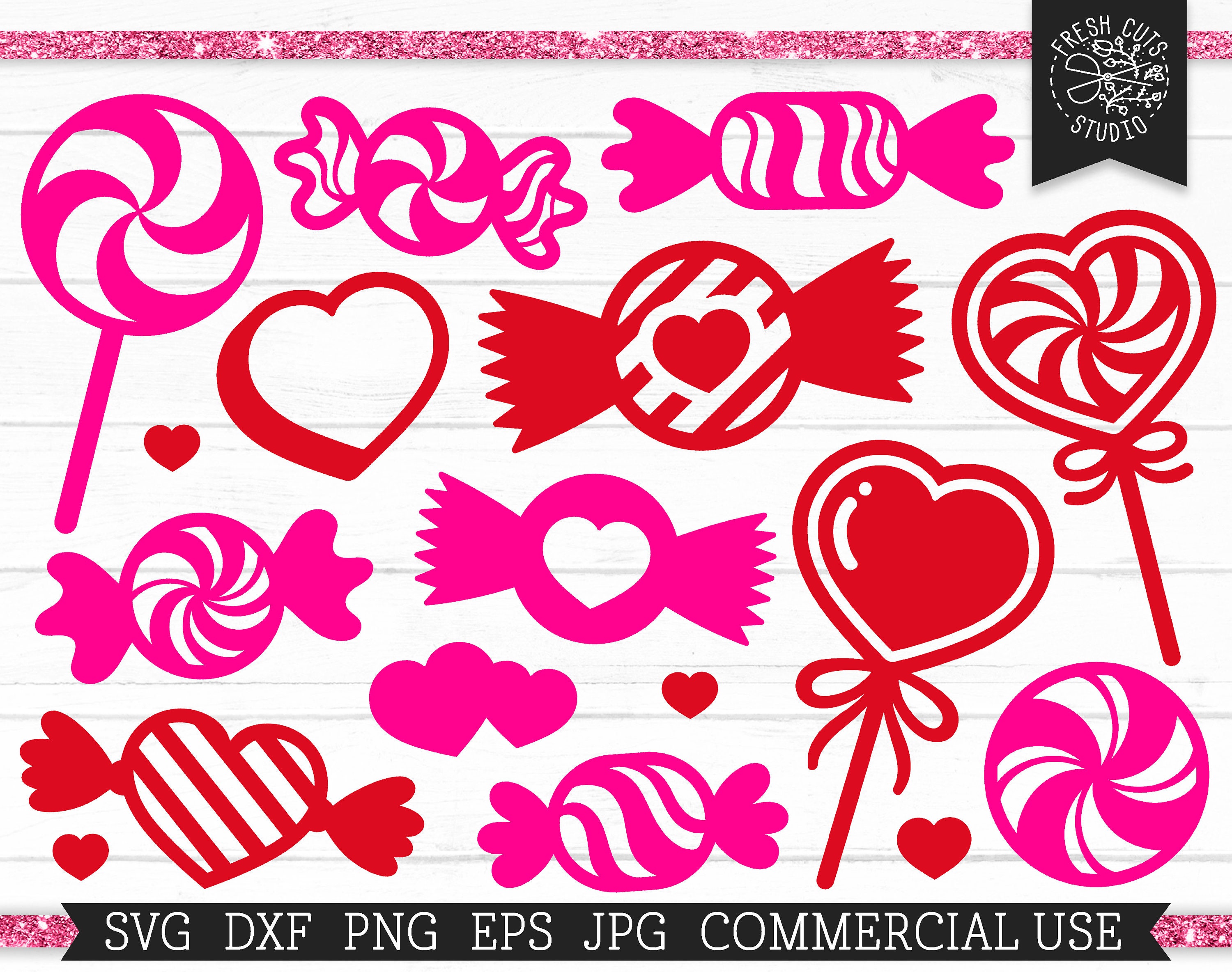 Valentine Candy SVG Cut File for Cricut Valentine's Day | Etsy Canada