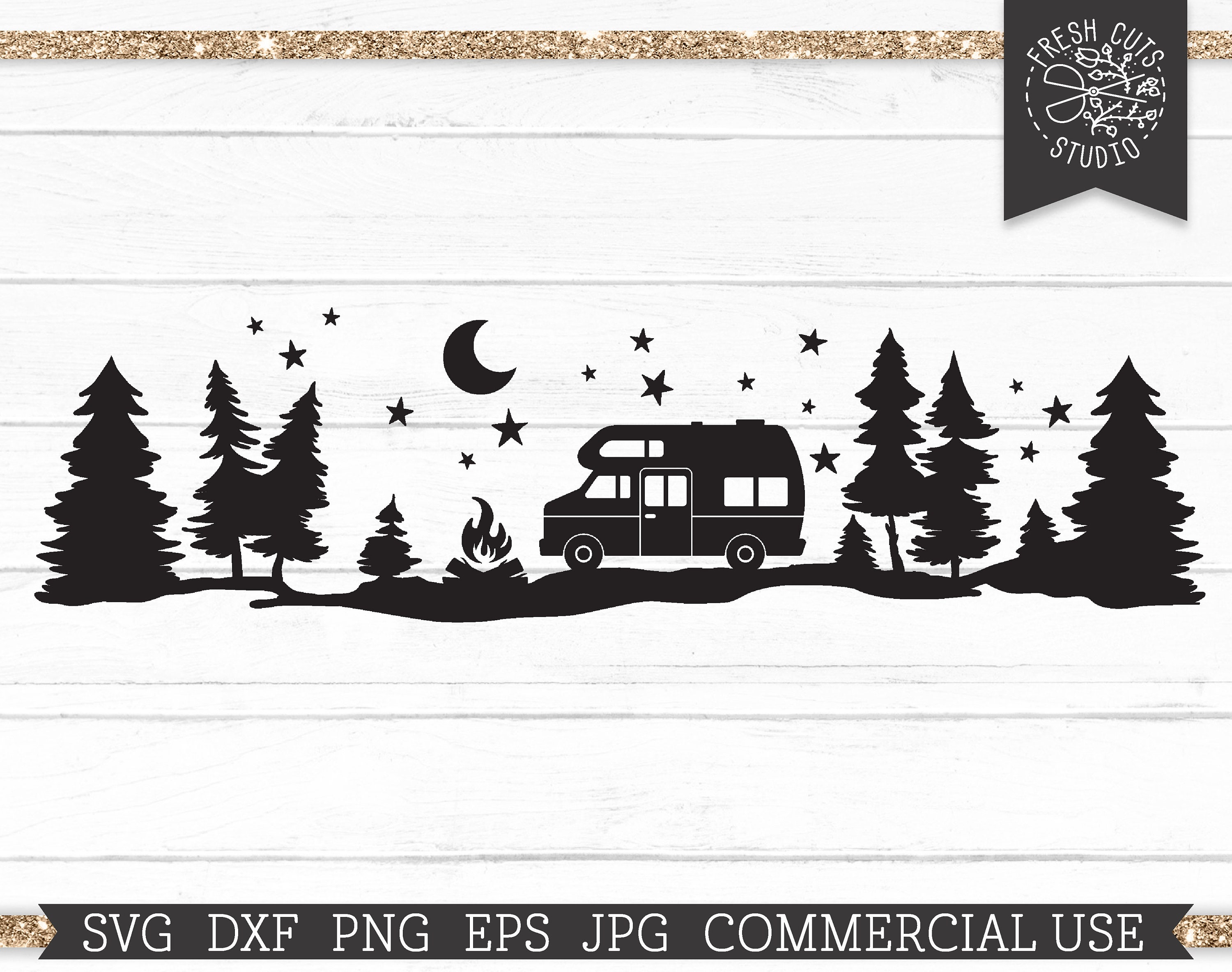 Camper SVG Motorhome Cut File for Cricut RV Svg Camping - Etsy