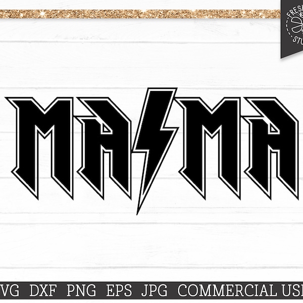 Rock Mama Png - Etsy