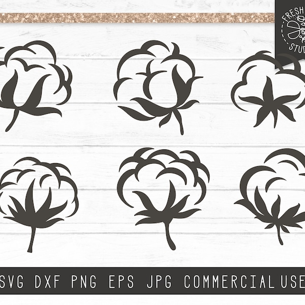 Cotton Svg - Etsy