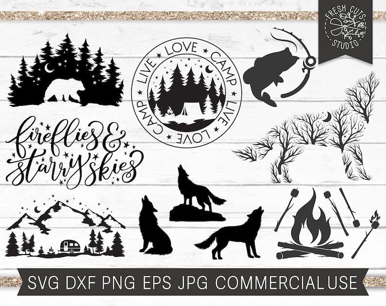 Wilderness SVG Bundle Camping Svg Bundle Camper Svg Tent - Etsy Canada