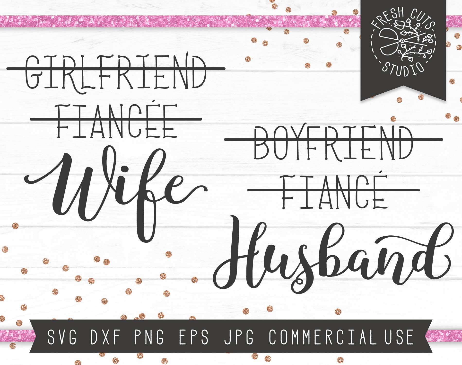 Clip Art & Image Files Materials Engagement svg Files svg Bride svg ...