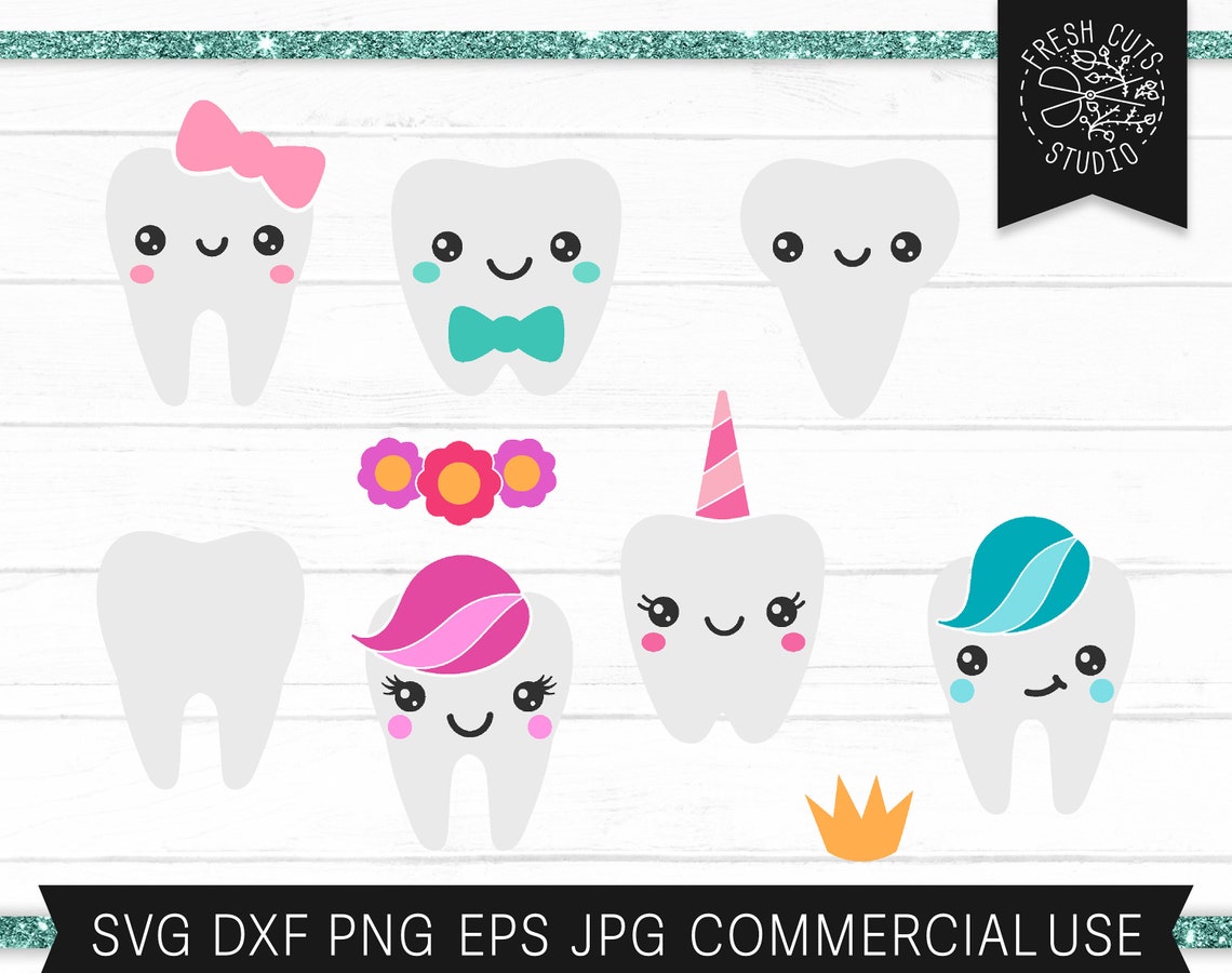 Tooth SVG Bundle Teeth Svg Dental Svg Tooth Fairy Svg File | Etsy