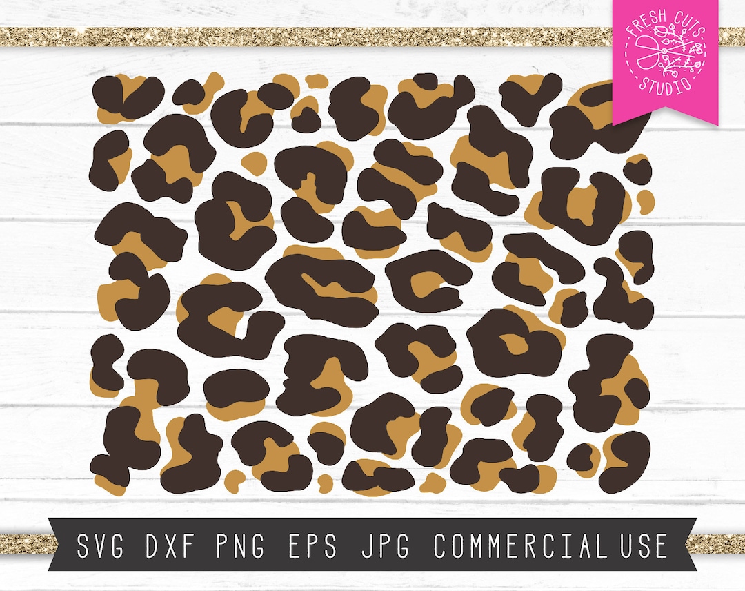 Leopard Spots SVG File Instant Download, Leopard Print Svg, Leopard ...