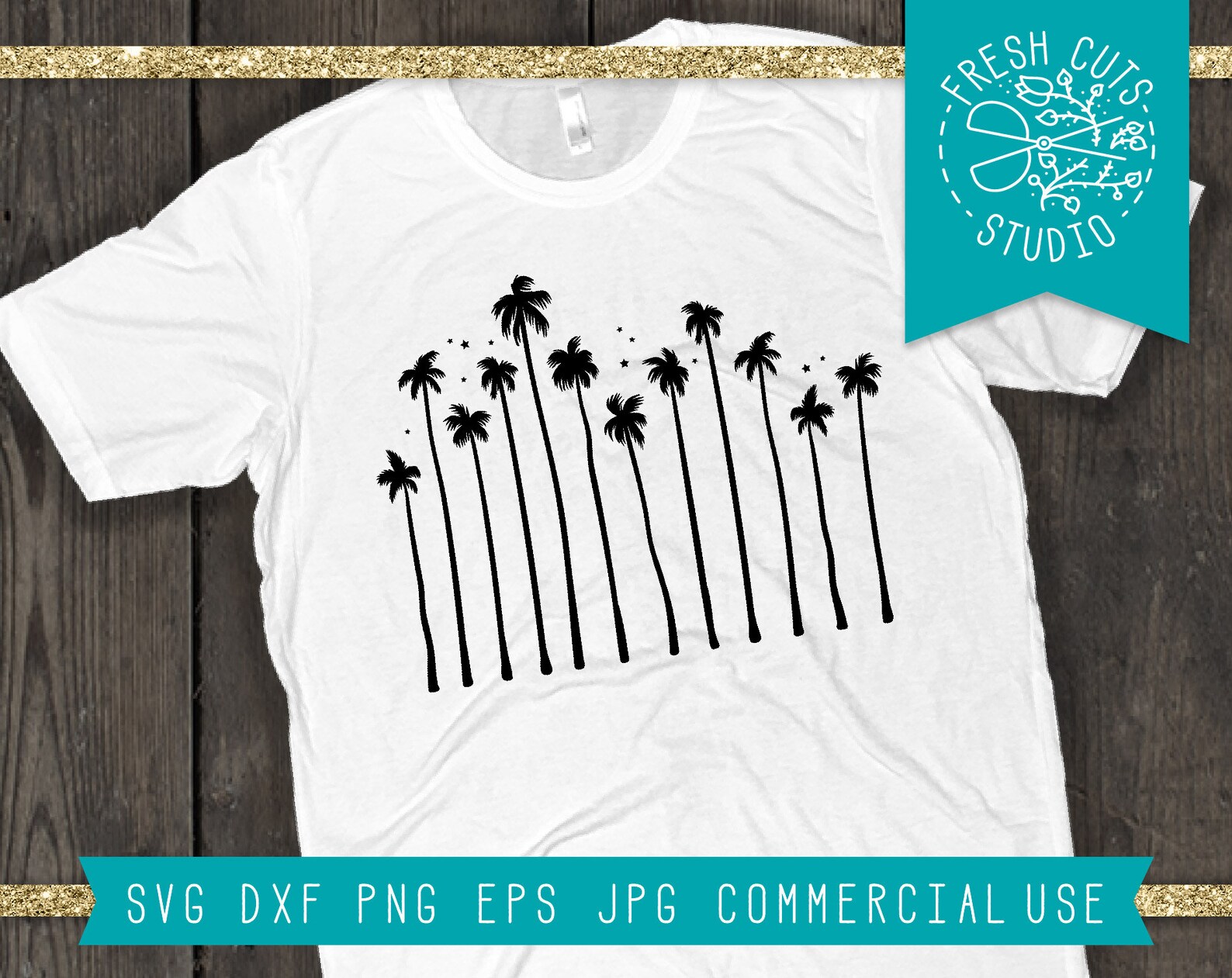 Palm Tree SVG Cut Files for Cricut Palm Tree Silhouette | Etsy
