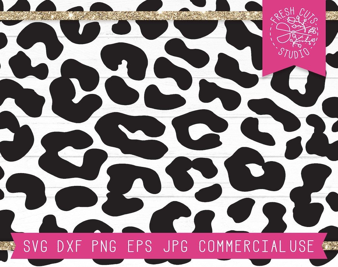 Leopard Spots SVG File Instant Download, Leopard Print Svg, Leopard ...