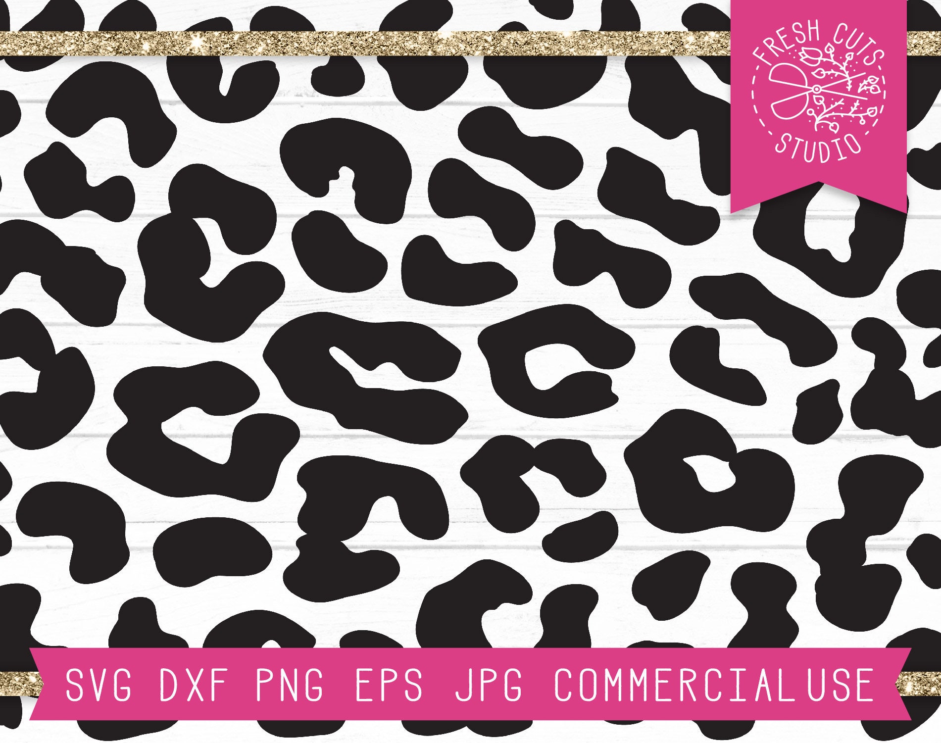 Leopard Spots SVG File Instant Download, Leopard Print Svg, Leopard ...