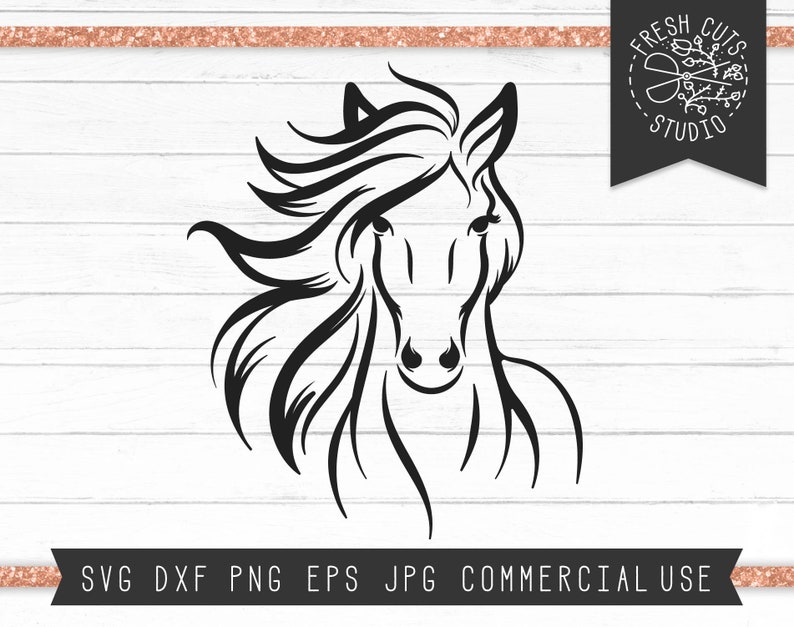 Cavallo SVG Download istantaneo File di taglio per Cricut e Silhouette ...