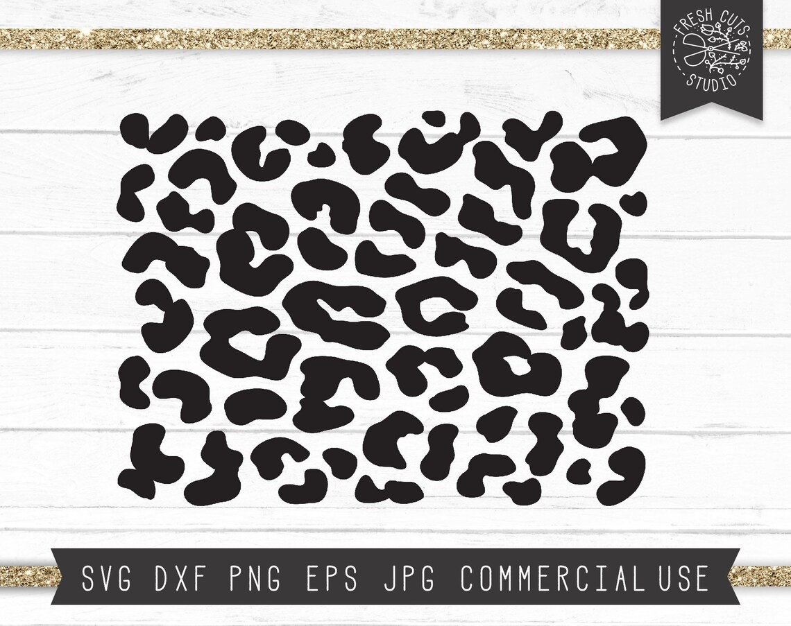 Leopard Spots SVG File Instant Download, Leopard Print Svg, Leopard ...