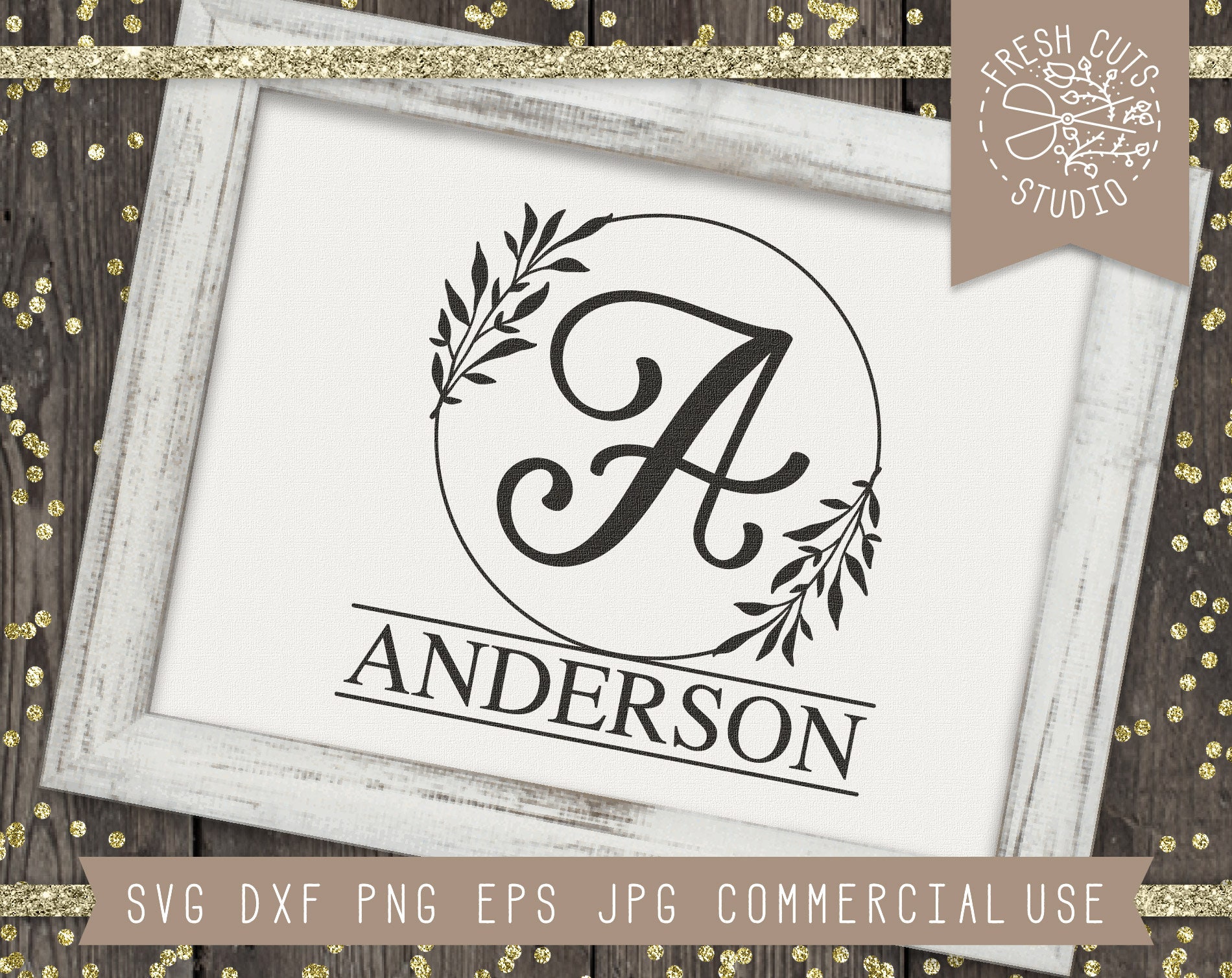 Monogram SVG File Instant Download, Monogram Letter Font Svg, Fancy ...