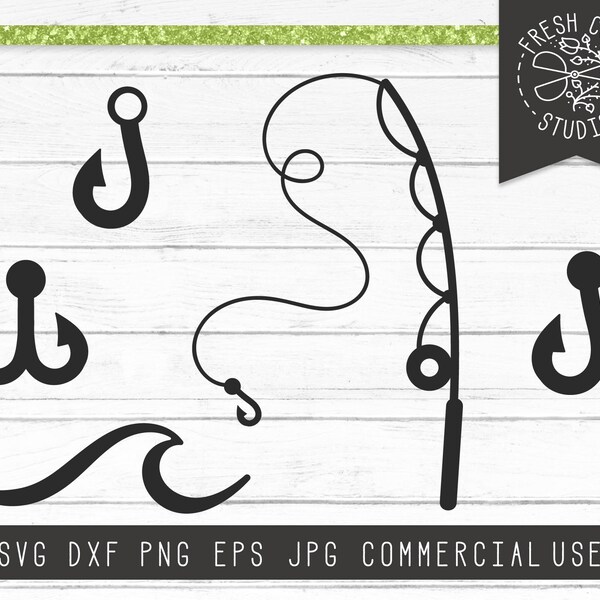 Fishing Svg - Etsy