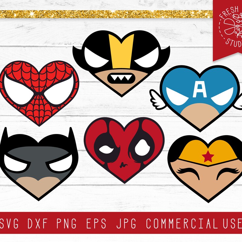 Superhero Valentine - Etsy