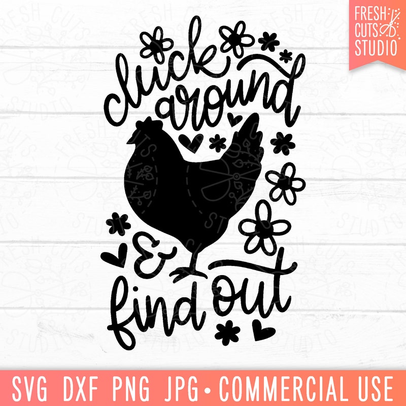 Cluck Around and Find Out Svg - Etsy