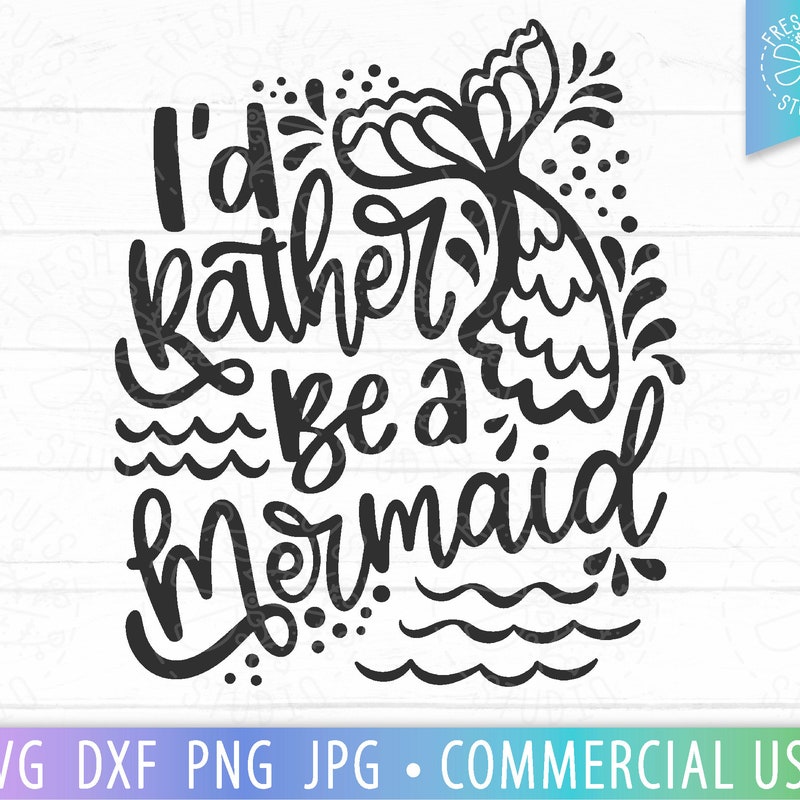 Mermaid Quote Svg - Etsy
