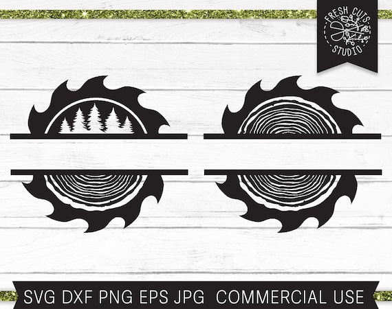 Wood Saw Blade SVG Cut File Pine Tree Svg Pine Silhouette - Etsy