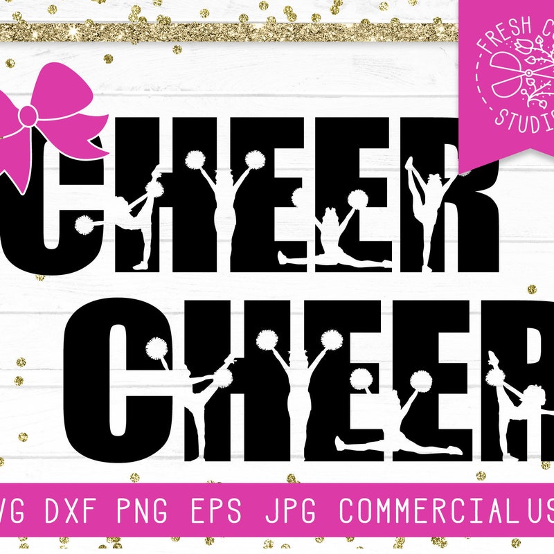 Cheerleading Svg - Etsy