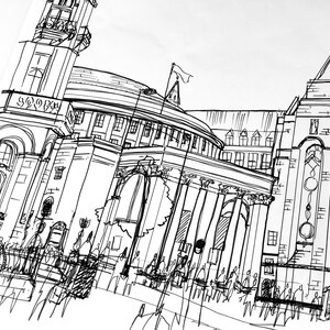 Manchester St Peter's Square Digital 10x12" Print Gift - Etsy