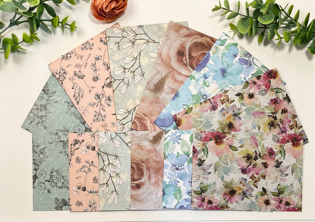 Blank Cards, Blank Card Set, Floral Card Set, Card Gift Set, Blank ...