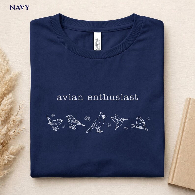 Avian Enthusiast Shirt, Bird Watching Tee, Bird Lover Shirt, Line Art ...