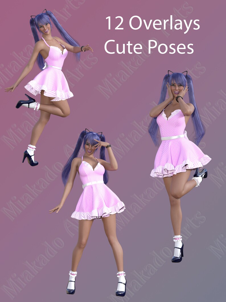 Cute Poses - 12 PNG Overlays - Minimum Side 3000 Pixels - Etsy