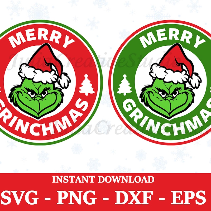 Grinchmas Starbucks Sticker - Etsy