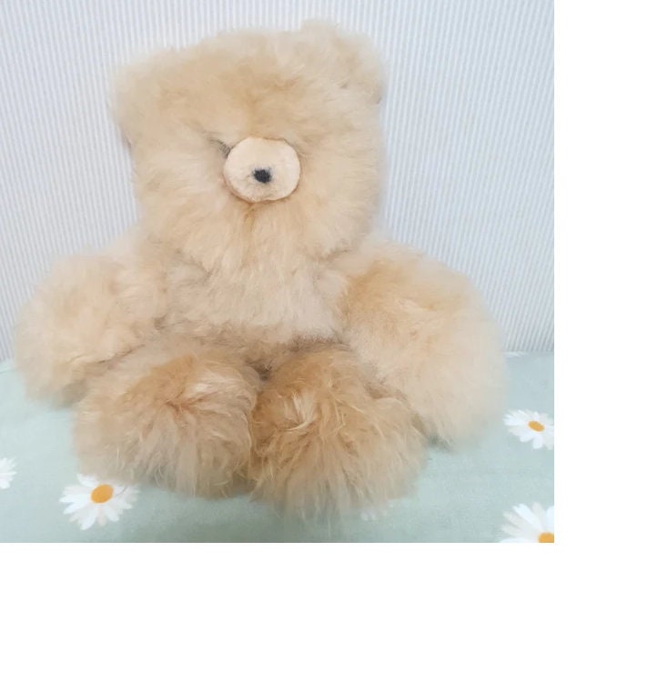 Alpaca Fur Teddy Bear-cute Teddy Bear, Peruviam Alpaca Wool Bear 7in 32 ...