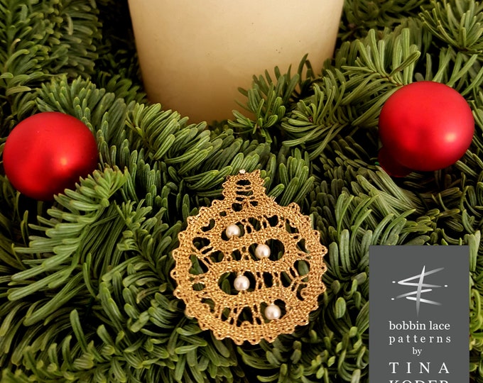 Digital Bobbin Lace Pattern-christmas Decoration 1 - Etsy