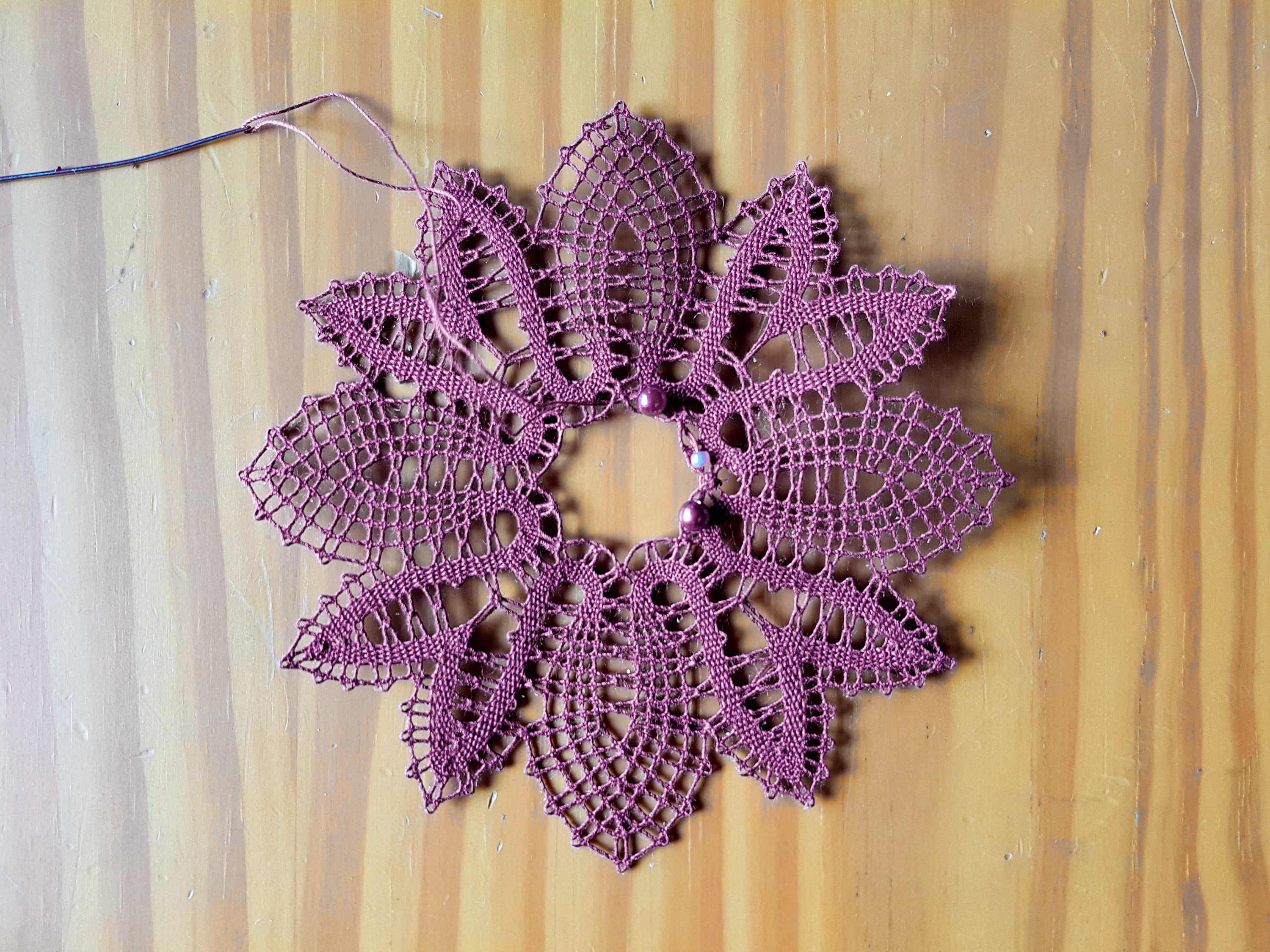 Bobbin Lace Pattern, Bobbin Lace Brooch Pattern, Idrija Lace, Bobbin ...