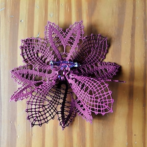 Bobbin Lace Pattern, Bobbin Lace Brooch Pattern, Idrija Lace, Bobbin ...