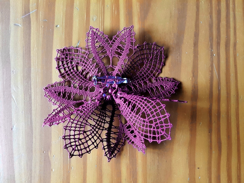 Bobbin Lace Pattern, Bobbin Lace Brooch Pattern, Idrija Lace, Bobbin ...