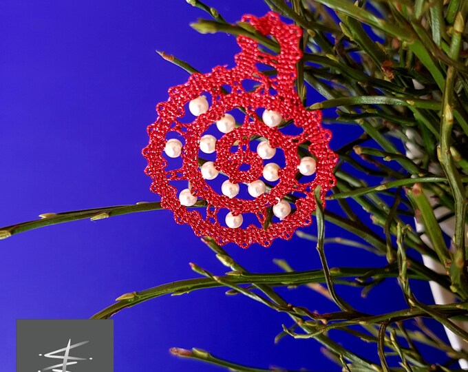 Digital Bobbin Lace Pattern-christmas Decoration 1 - Etsy