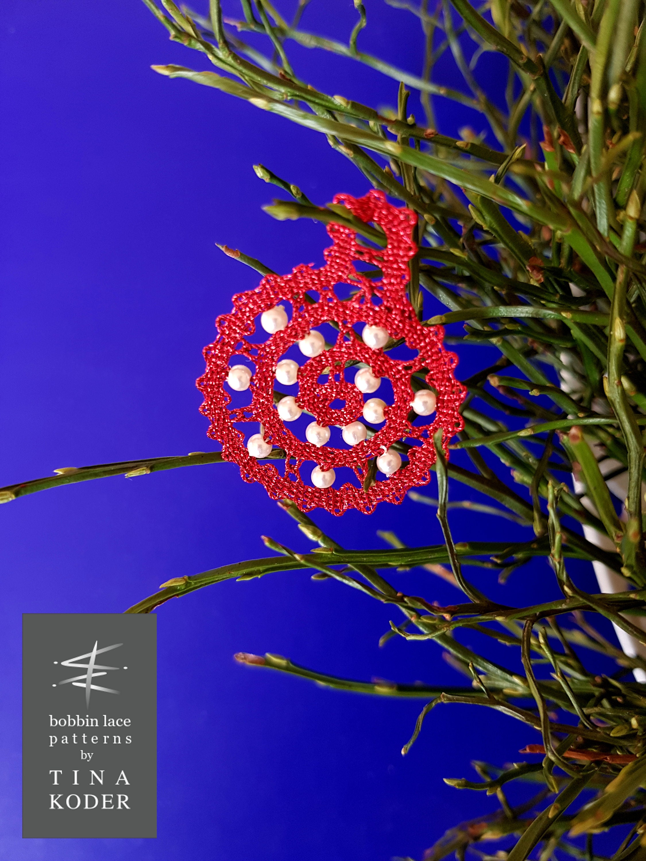 Digital Bobbin Lace Pattern-christmas Decoration 2 - Etsy Canada