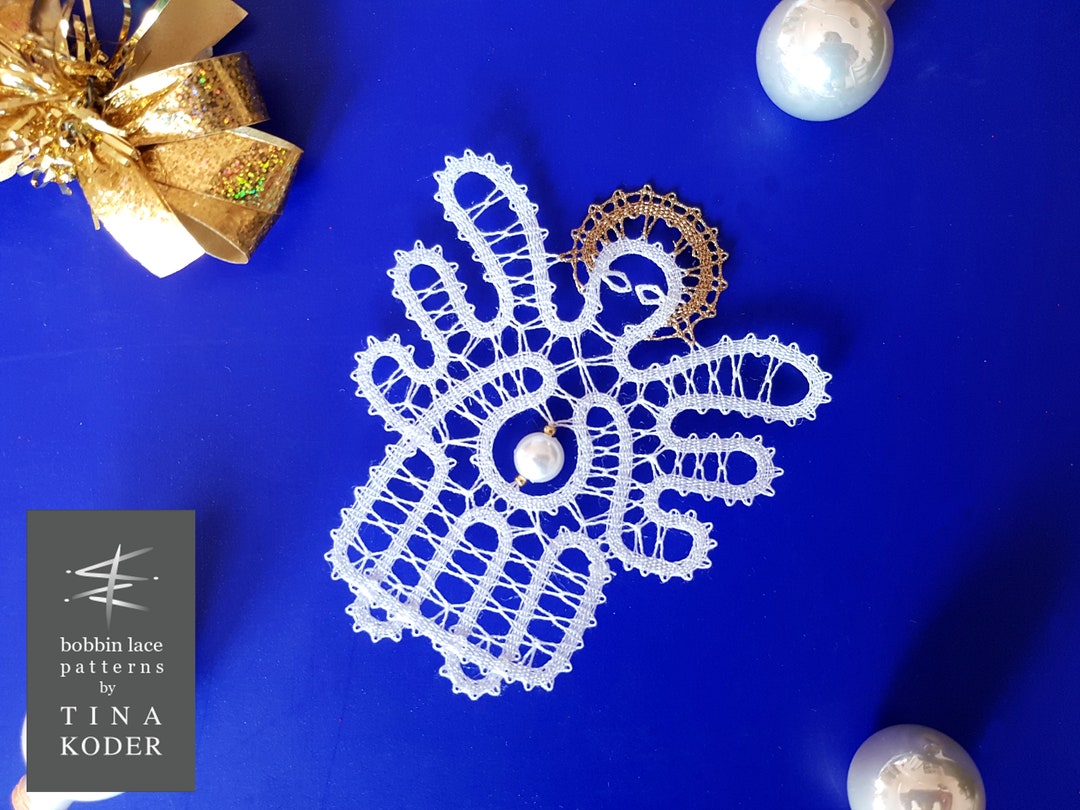 Digital Bobbin Lace Pattern-christmas Angel - Etsy