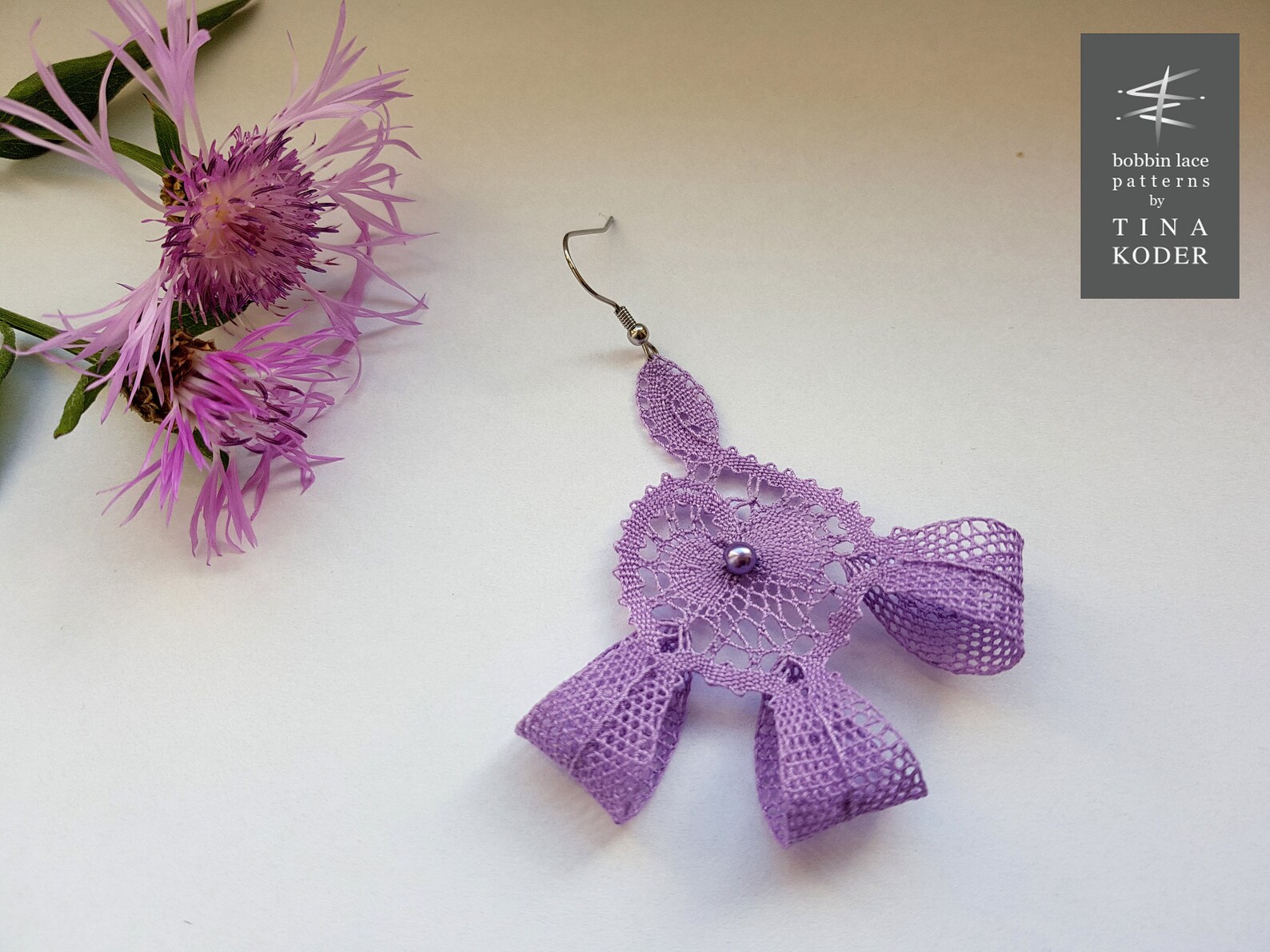 Digital Bobbin Lace Pattern-flower&leafs Earrings - Etsy