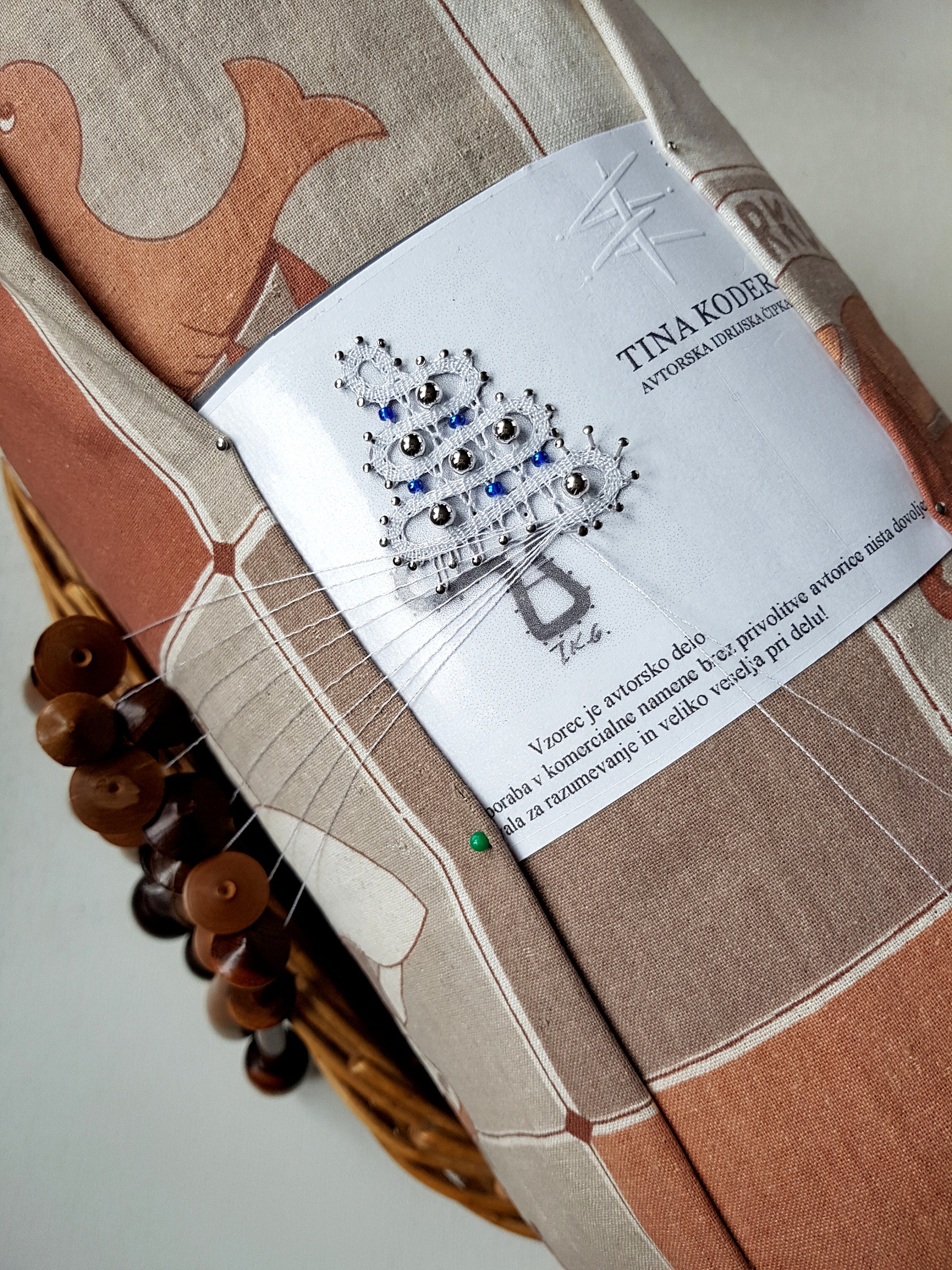 Digital Bobbin Lace pattern-small Christmas tree | Etsy