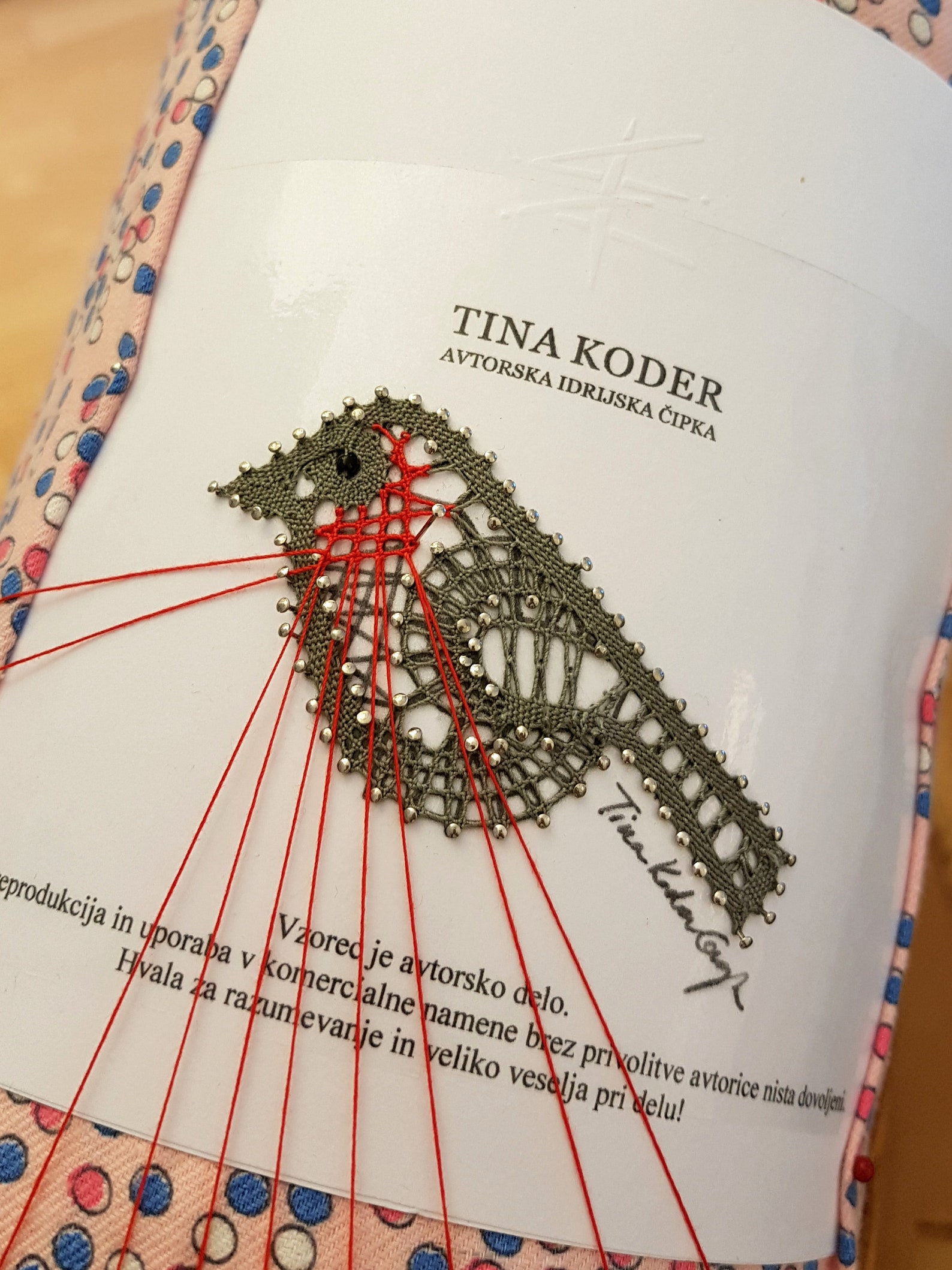 Digital Bobbin Lace Pattern Robin - Etsy