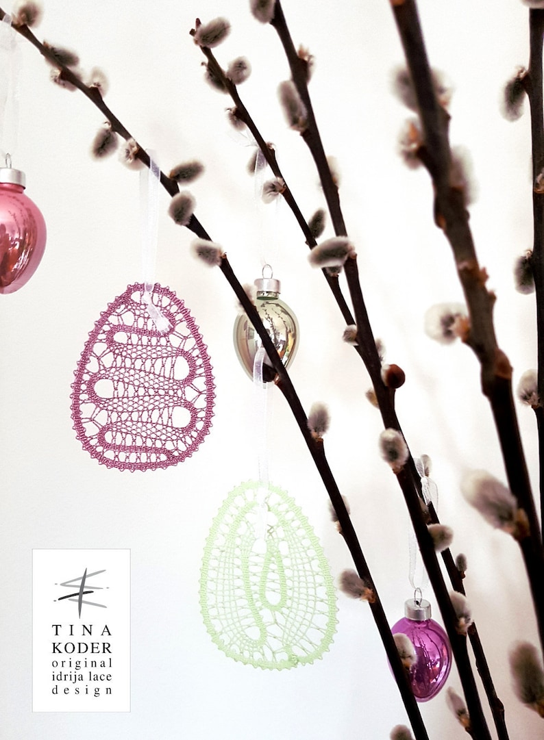 Bobbin Lace Pattern Easter Egg (halfstitch) - Etsy