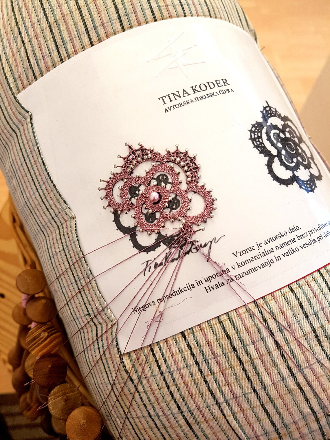 Bobbin Lace Pattern-roses Earrings/pendant - Etsy