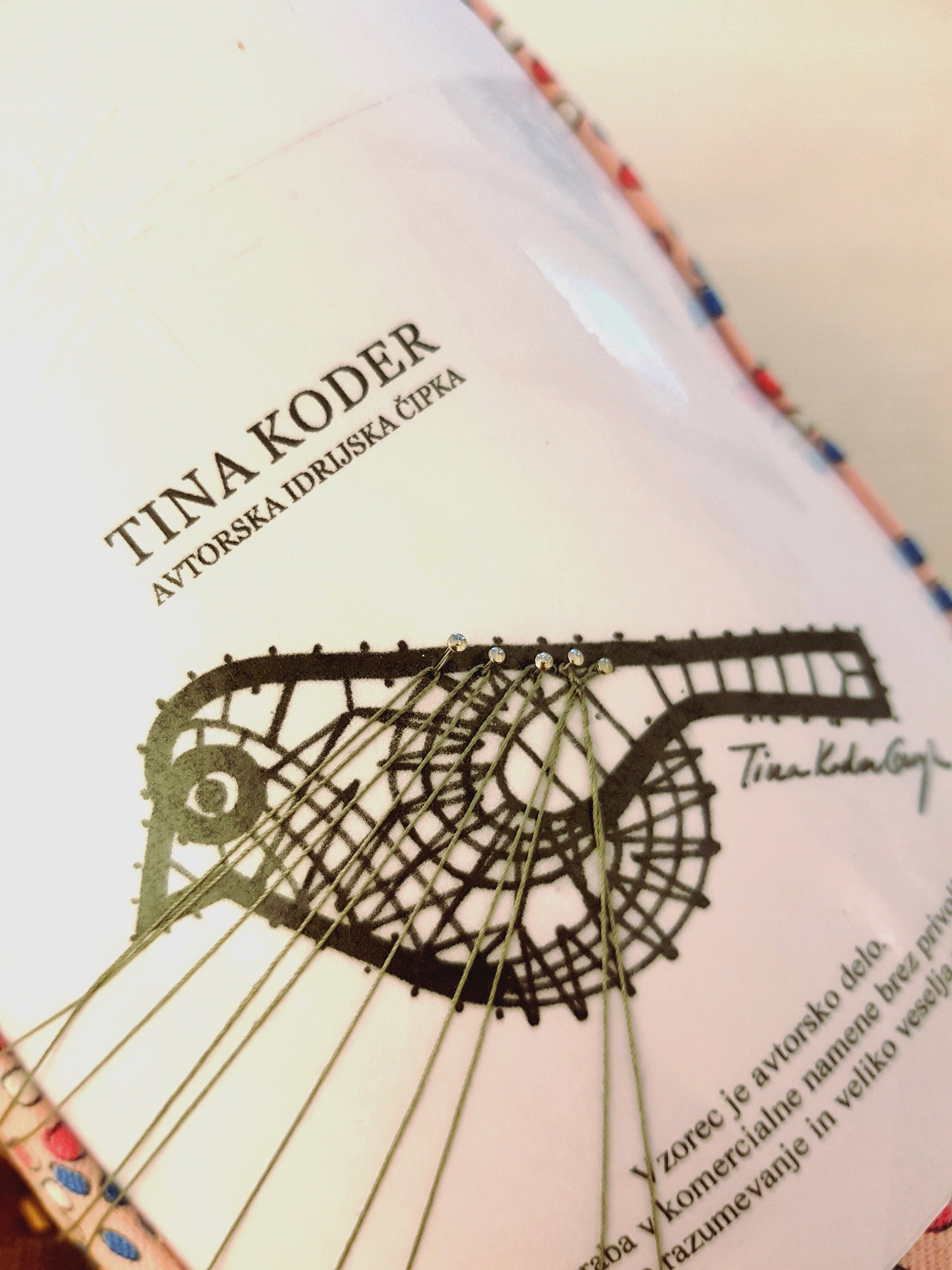 Digital Bobbin Lace Pattern Robin - Etsy