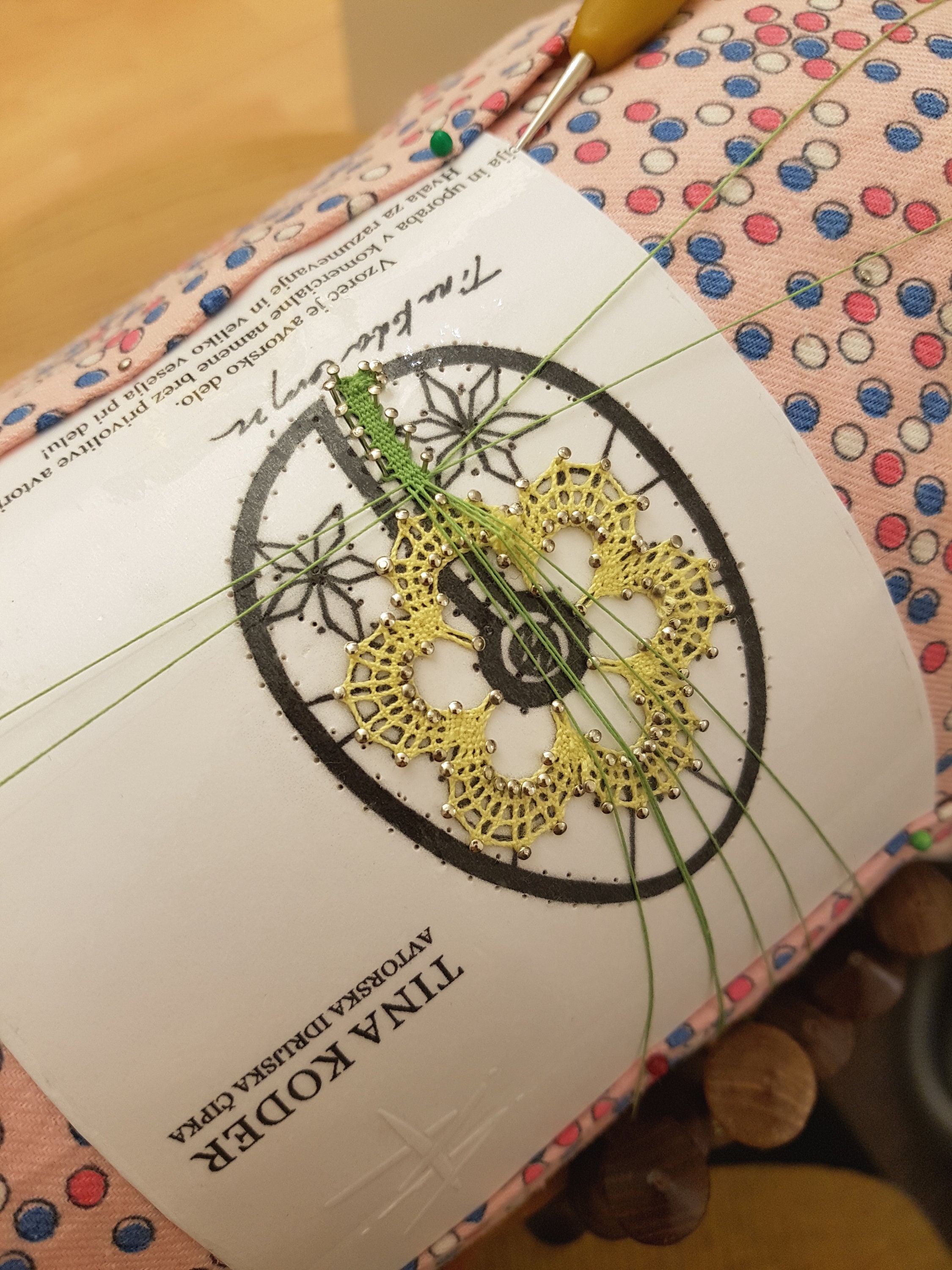 Idrija Bobbin Lace Pattern Easter Egg Flower 2 - Etsy