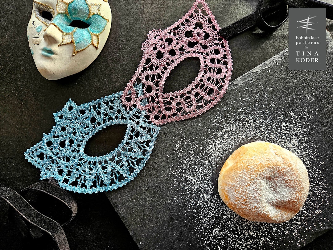 Idrija Bobbin Lace Pattern Carnival Mask - Etsy