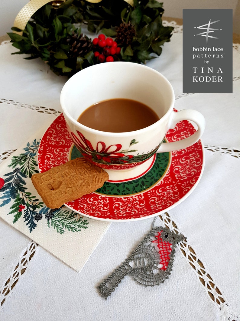 Digital Bobbin Lace Pattern Robin - Etsy