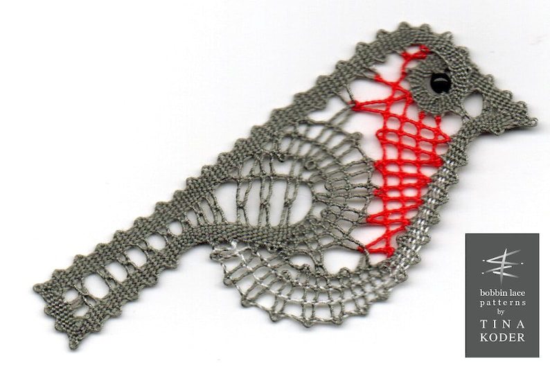 Digital Bobbin Lace Pattern Robin - Etsy