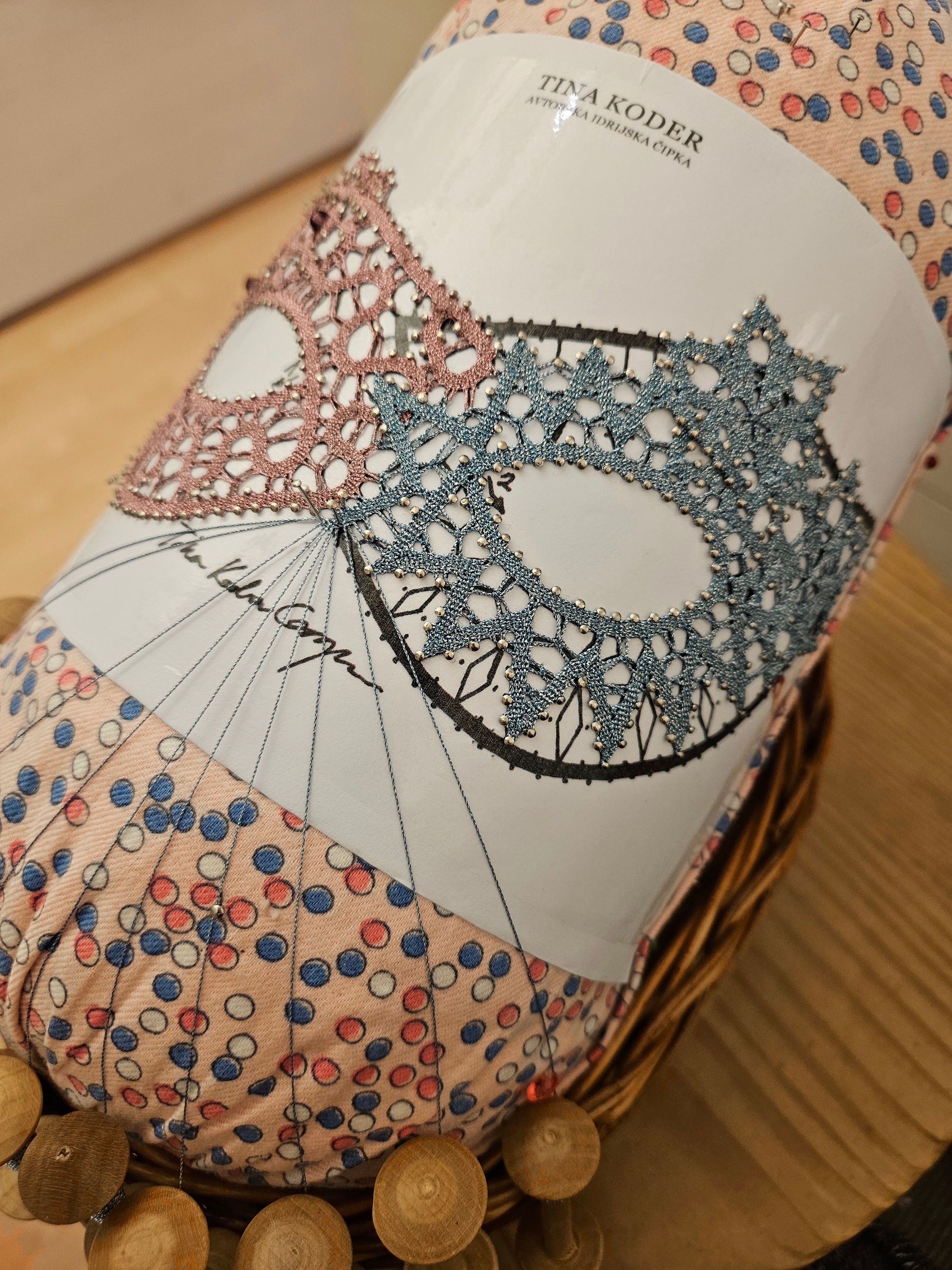 Idrija Bobbin Lace Pattern Carnival Mask - Etsy