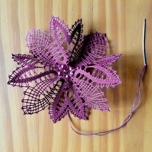 Bobbin Lace Pattern, Bobbin Lace Brooch Pattern, Idrija Lace, Bobbin ...