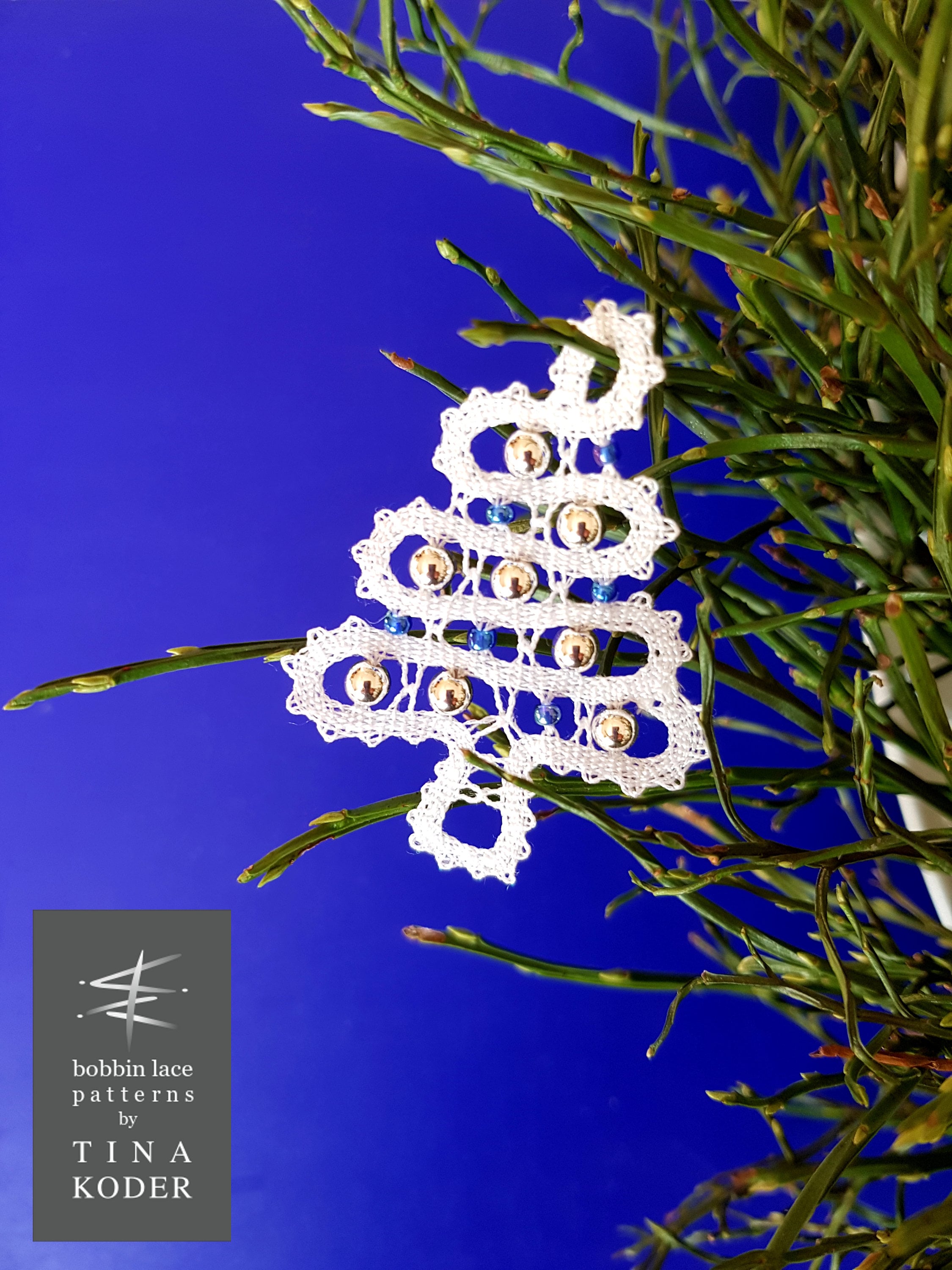 Digital Bobbin Lace pattern-small Christmas tree | Etsy