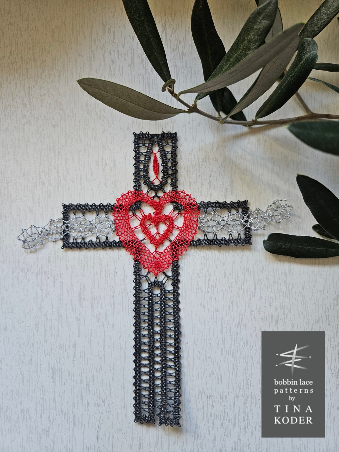 Digital Idrija Bobbin Lace Pattern Easter Cross - Etsy